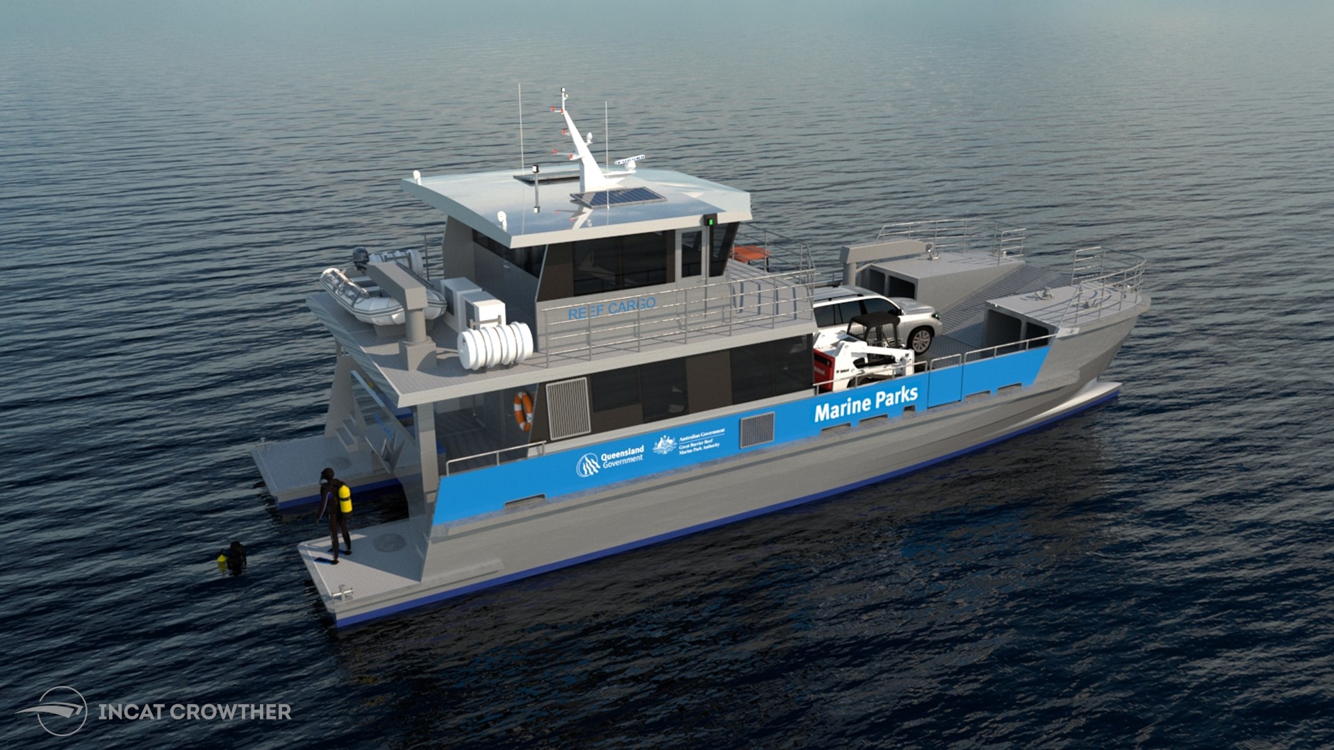 20m Catamaran Landing Craft | Incat Crowther