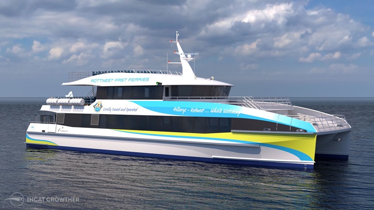 Rottnest Fast Ferries to Launch New Incat Crowther-designed Catamaran | Incat Crowther