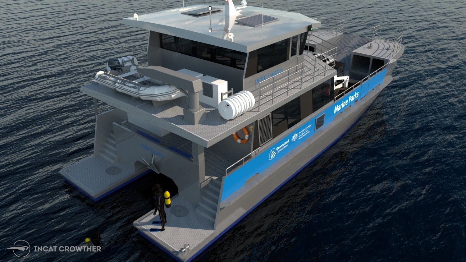 20m Catamaran Landing Craft | Incat Crowther