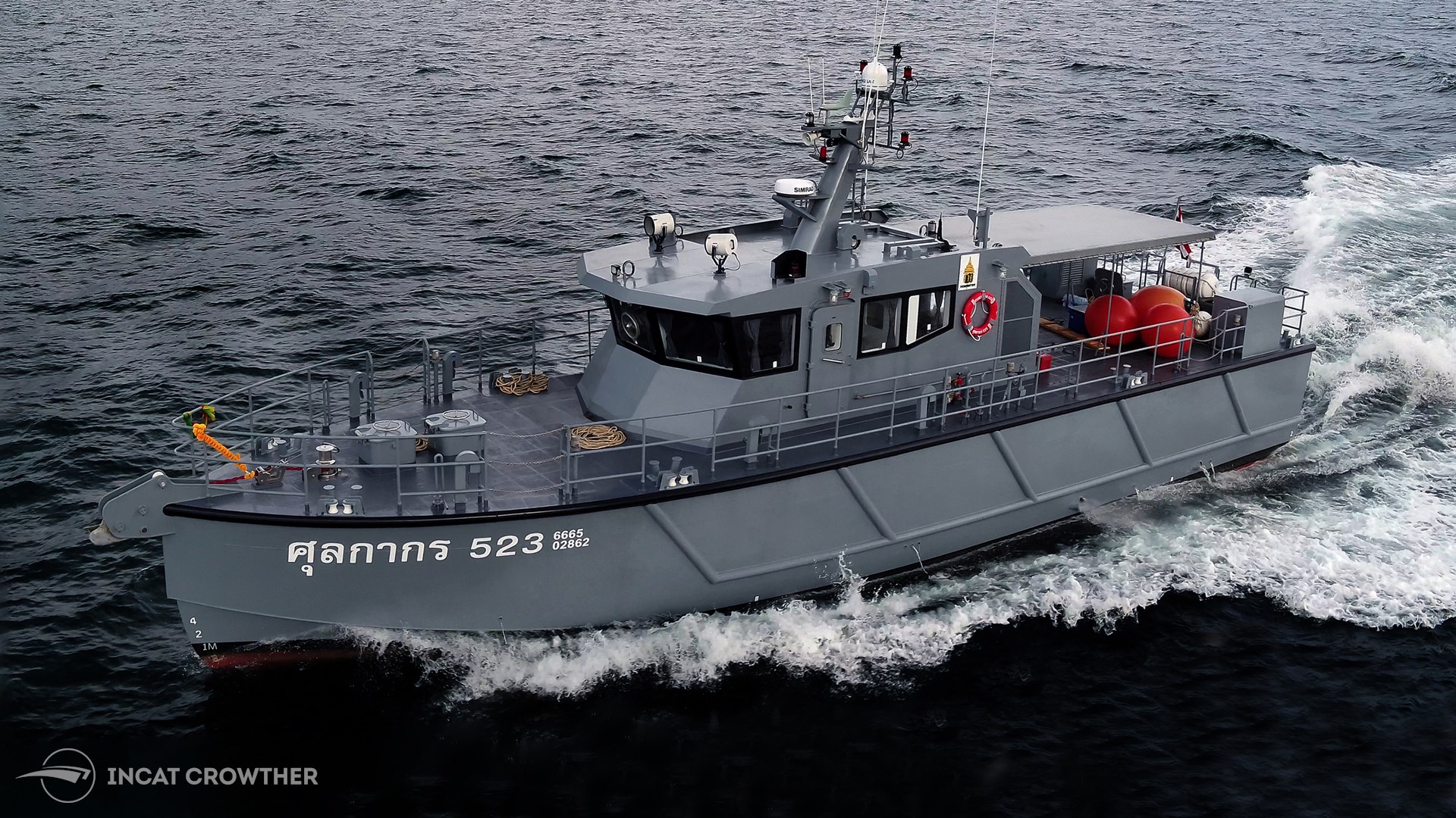 Incat Crowther Delivers New High-Performance Patrol Vessel to Thailand’s Customs Department ...