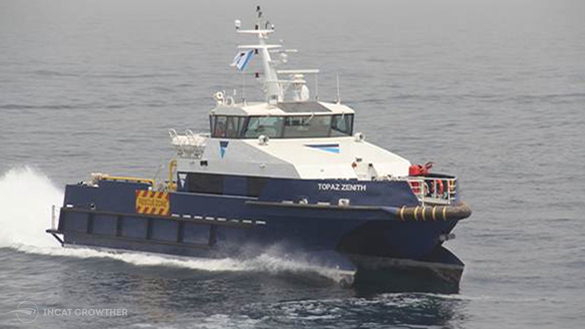 28m Wave Piercing Catamaran Crewboat | Incat Crowther
