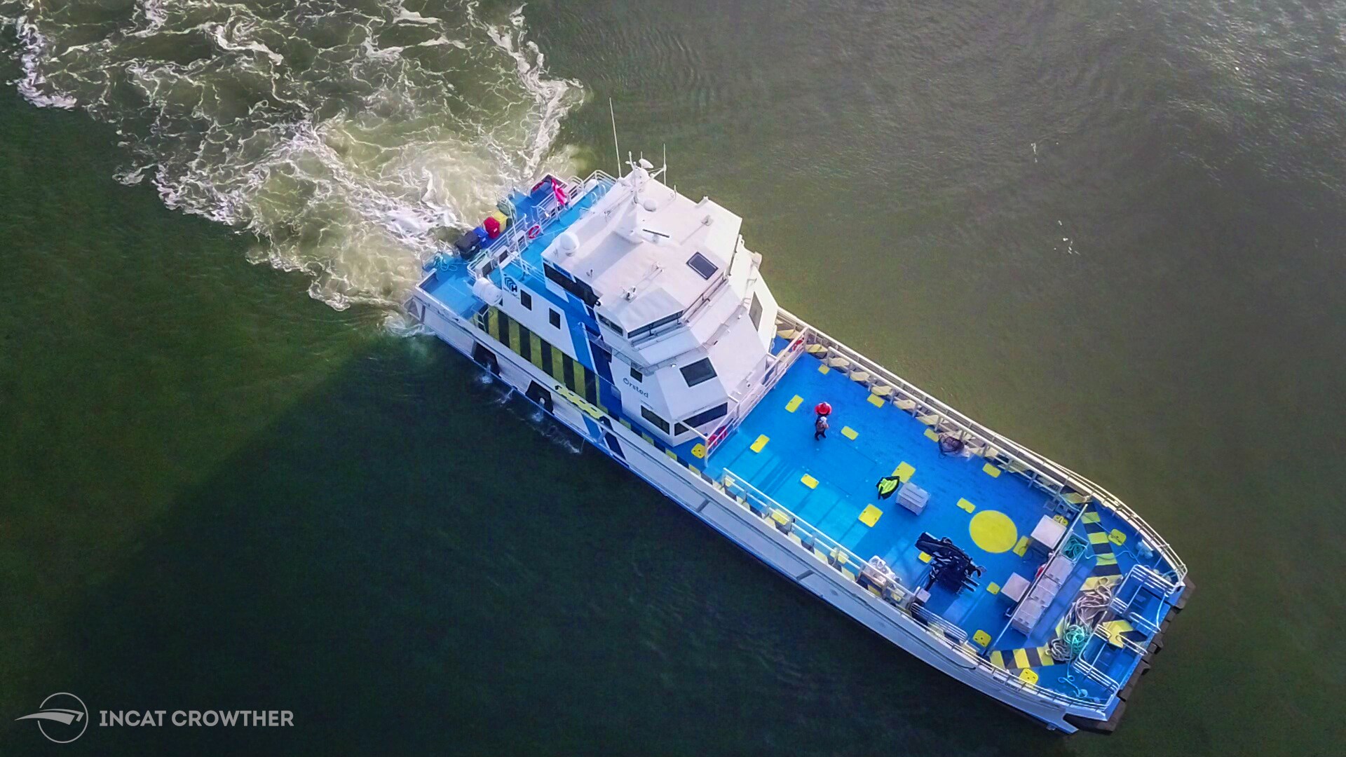 39m Catamaran Multi Purpose Crew Transfer Vessel | Incat Crowther