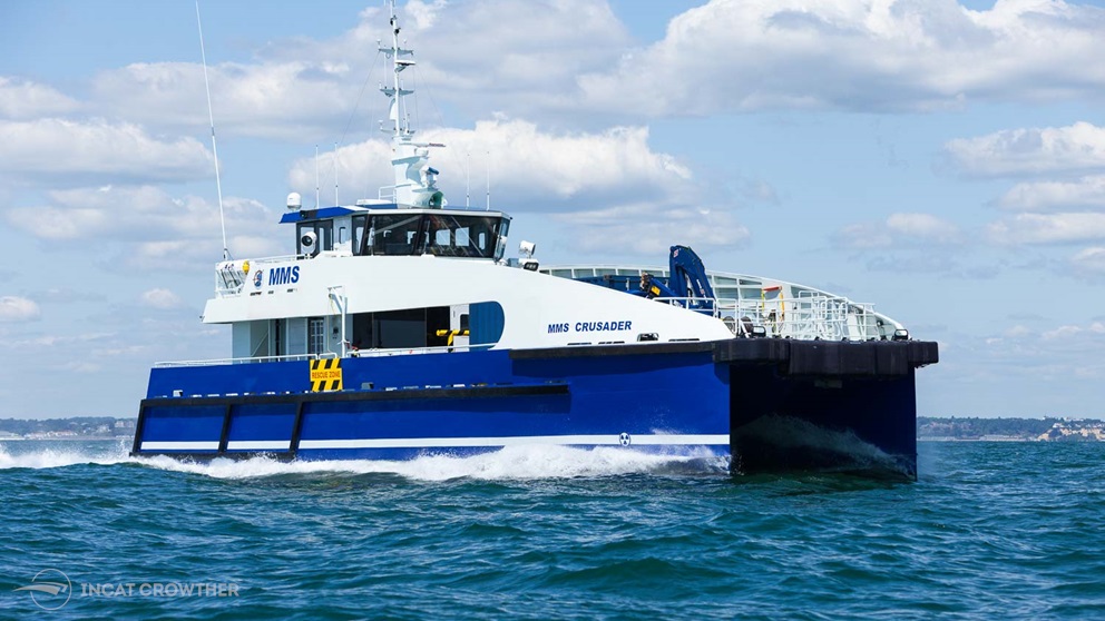 25m Catamaran Wind Farm Support Craft | Incat Crowther