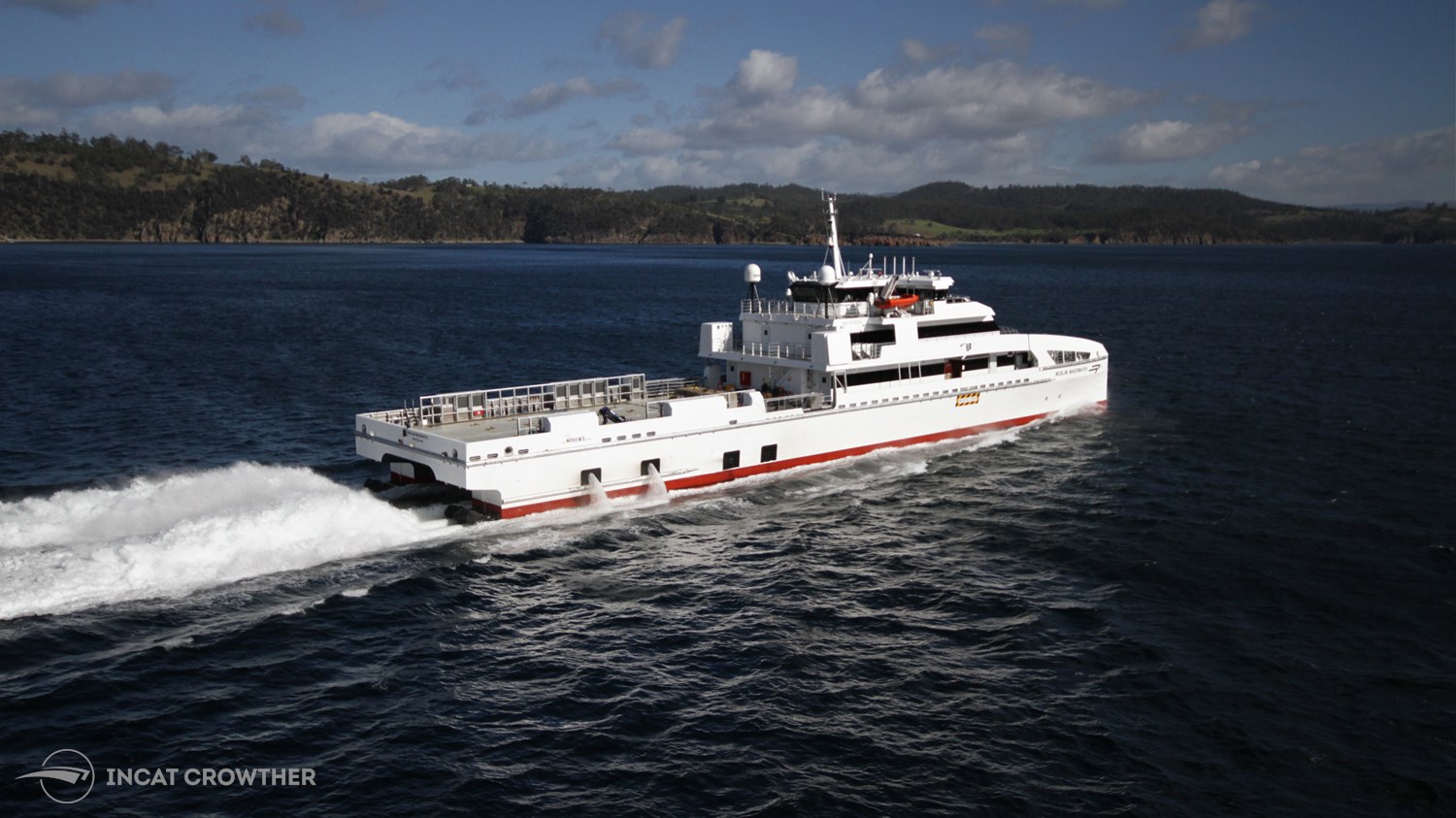 70m Catamaran Fast Crewboat | Incat Crowther