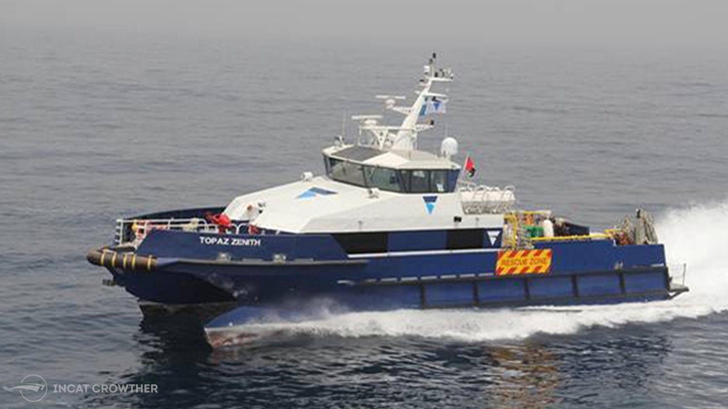 28m Wave Piercing Catamaran Crewboat | Incat Crowther
