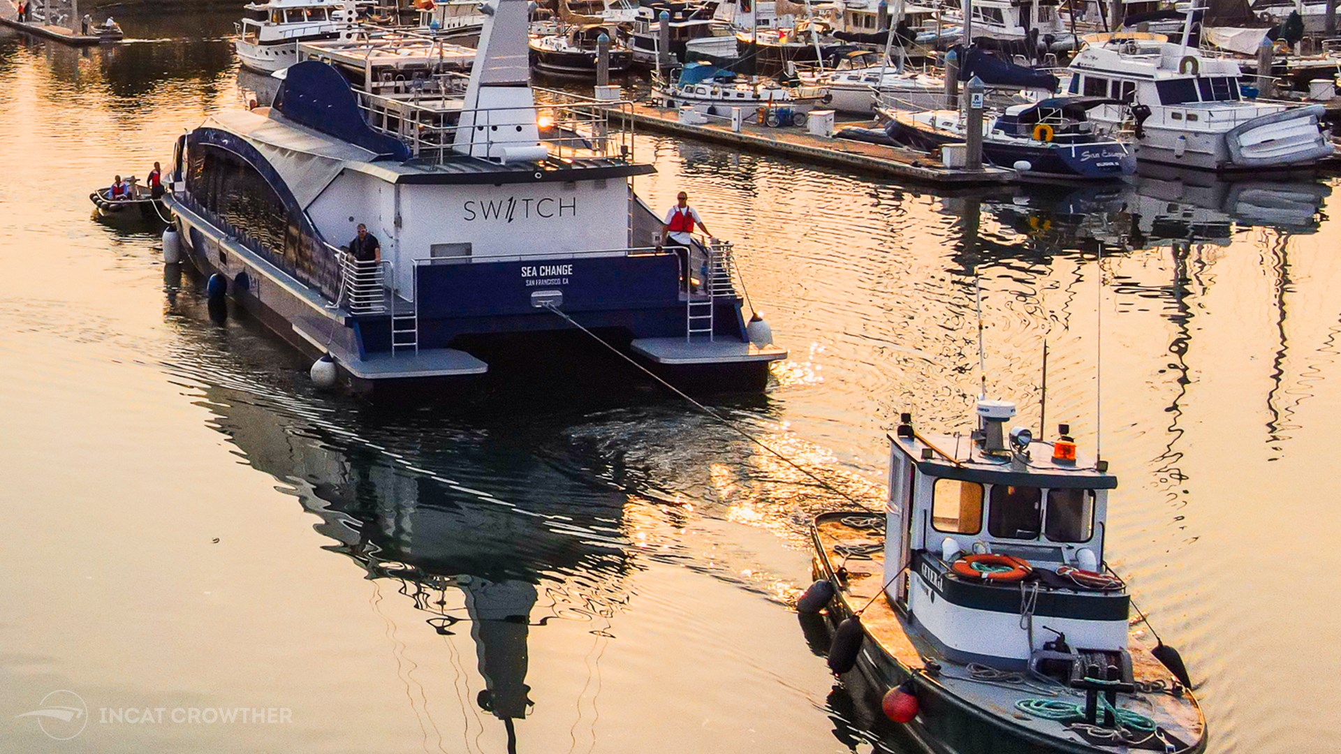 Zero-Emission Hydrogen Fuel Cell Ferry Hits The Water | Incat Crowther