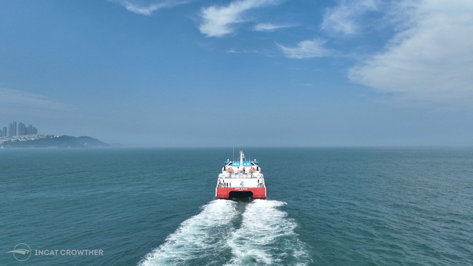 SOUTH KOREA-BUILT 41-KNOT INCAT CROWTHER FERRY DELIVERED | Incat Crowther