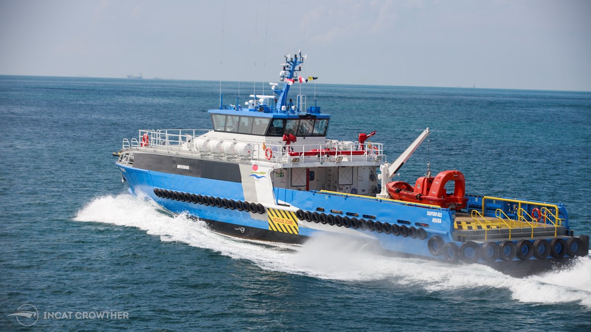 42m Monohull Utility Vessel | Incat Crowther