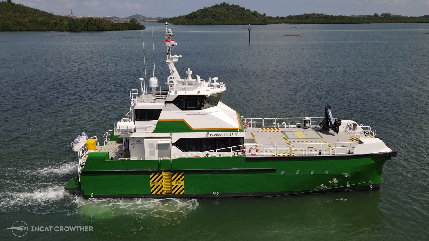 First Pair of WINDFLEX-27 Catamarans Hits the Water P3 | Incat Crowther
