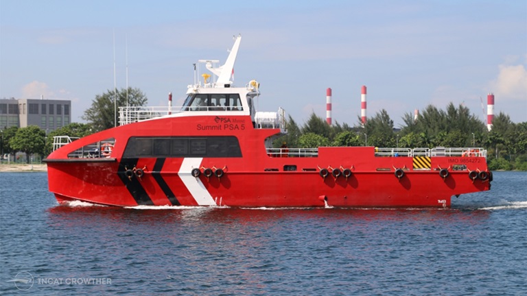 Lita Ocean Delivers Incat Crowther-Designed 25m Crewboat | Incat Crowther