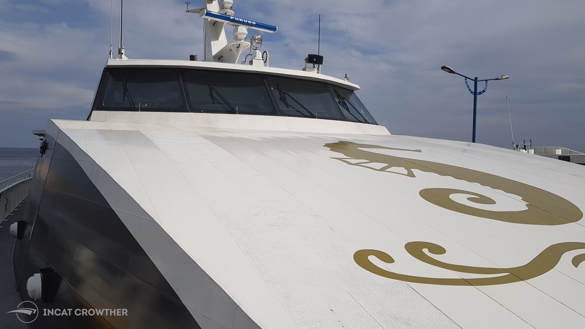 50m HSC Catamaran Ferry Launched | Incat Crowther