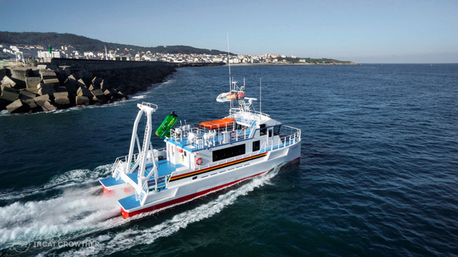 20m Catamaran Buoy Workboat | Incat Crowther