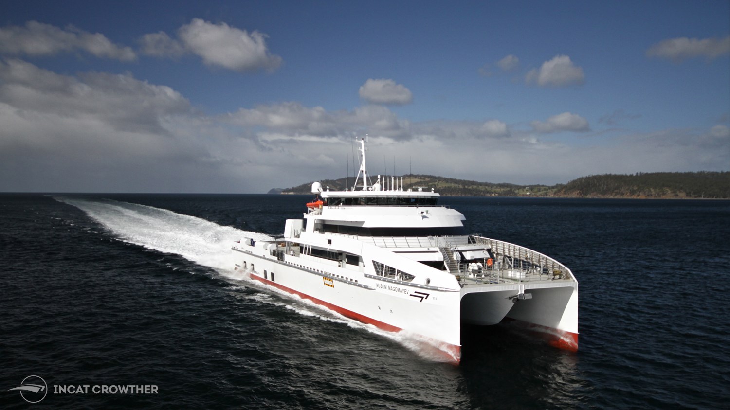 70m Catamaran Fast Crewboat | Incat Crowther