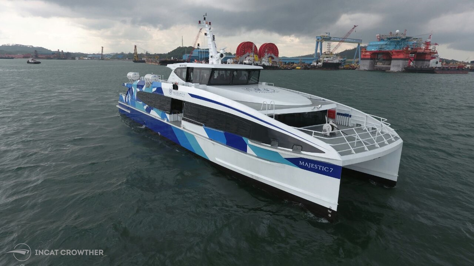 Majestic Ferries Takes Delivery of First HSC Catamaran Passenger Ferry ...
