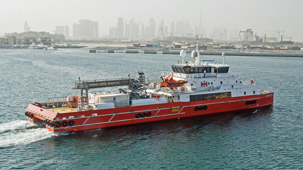 57m Catamaran Crew Boat Delivered | Incat Crowther