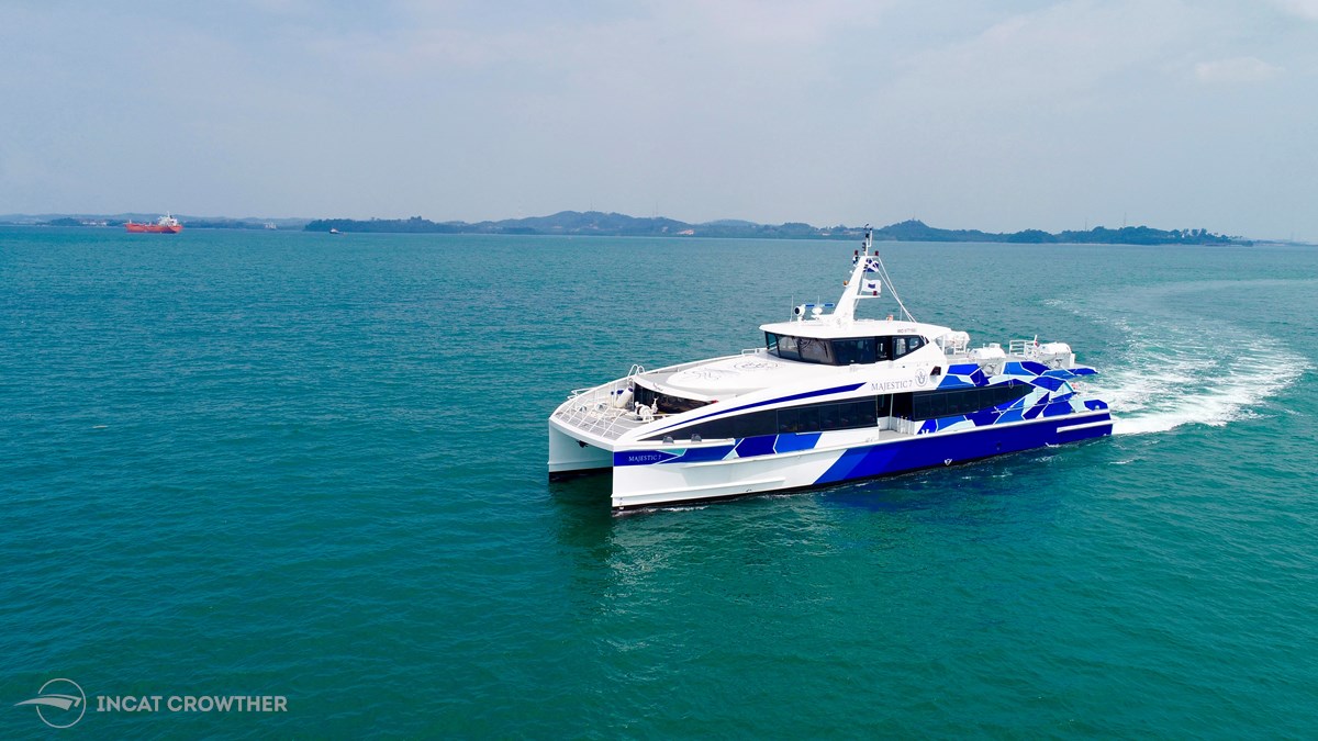 Majestic Ferries Takes Delivery of First HSC Catamaran Passenger Ferry ...