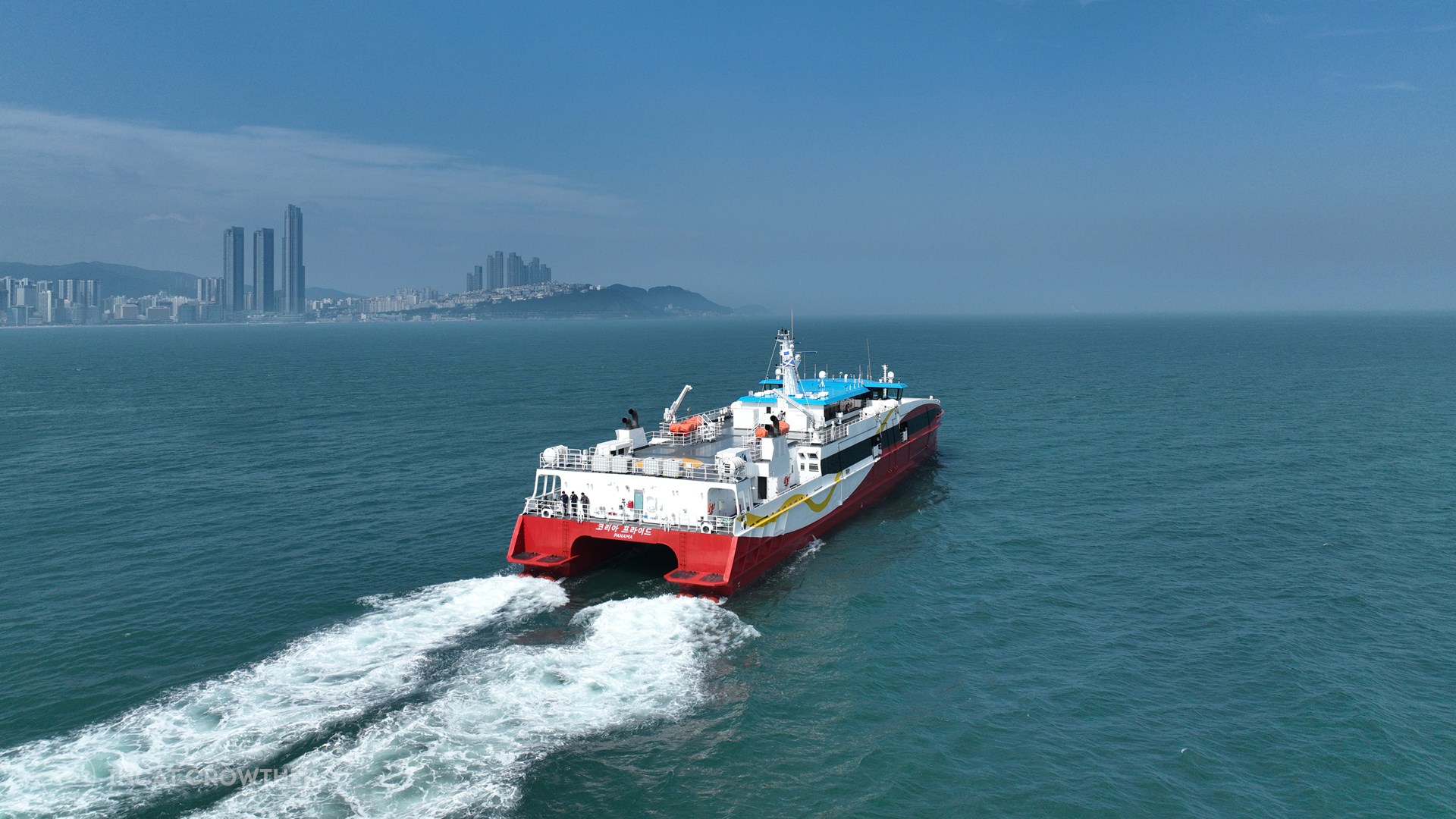 SOUTH KOREA-BUILT 41-KNOT INCAT CROWTHER FERRY DELIVERED | Incat Crowther
