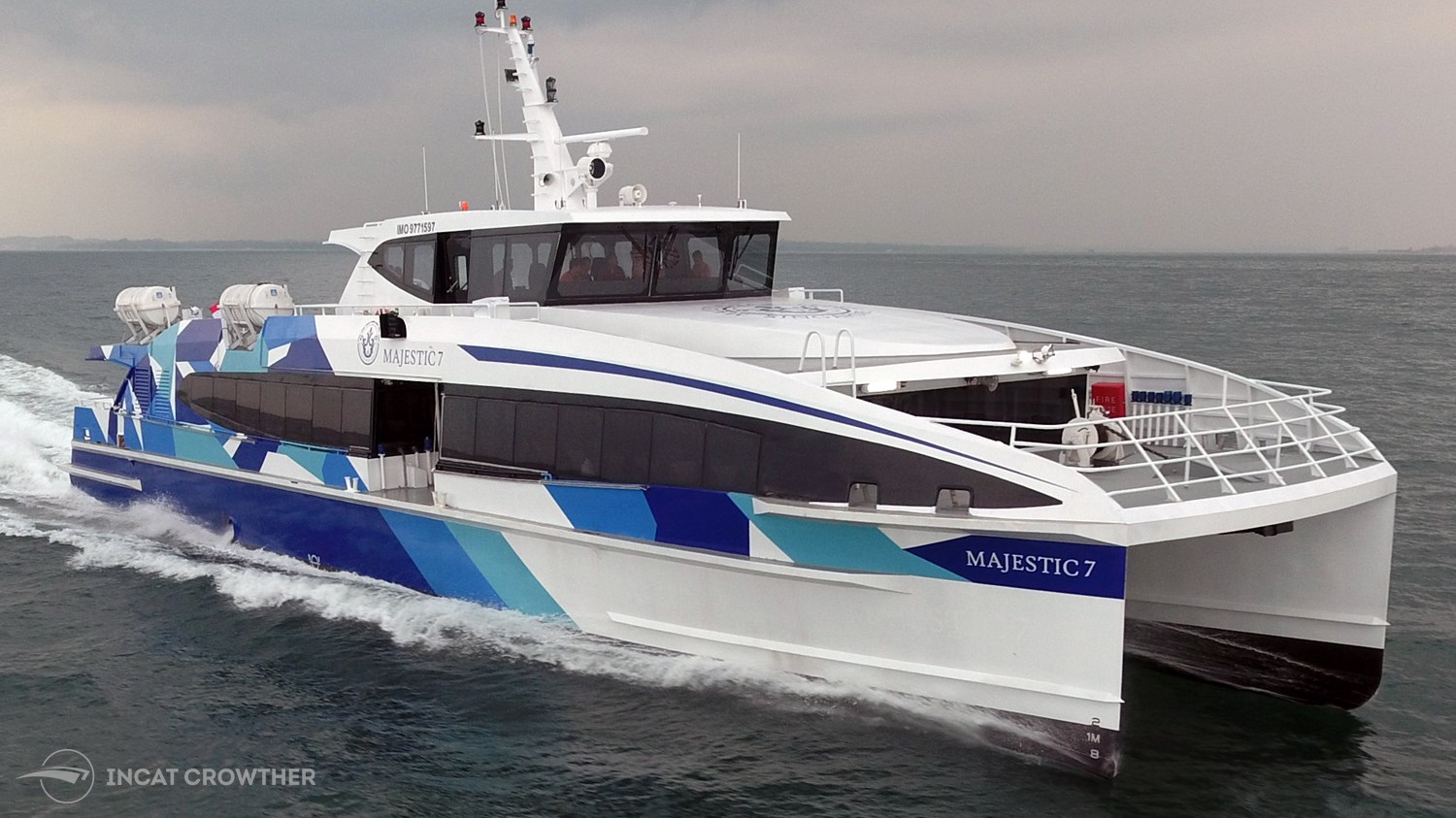 Majestic Ferries Takes Delivery of First HSC Catamaran Passenger Ferry ...