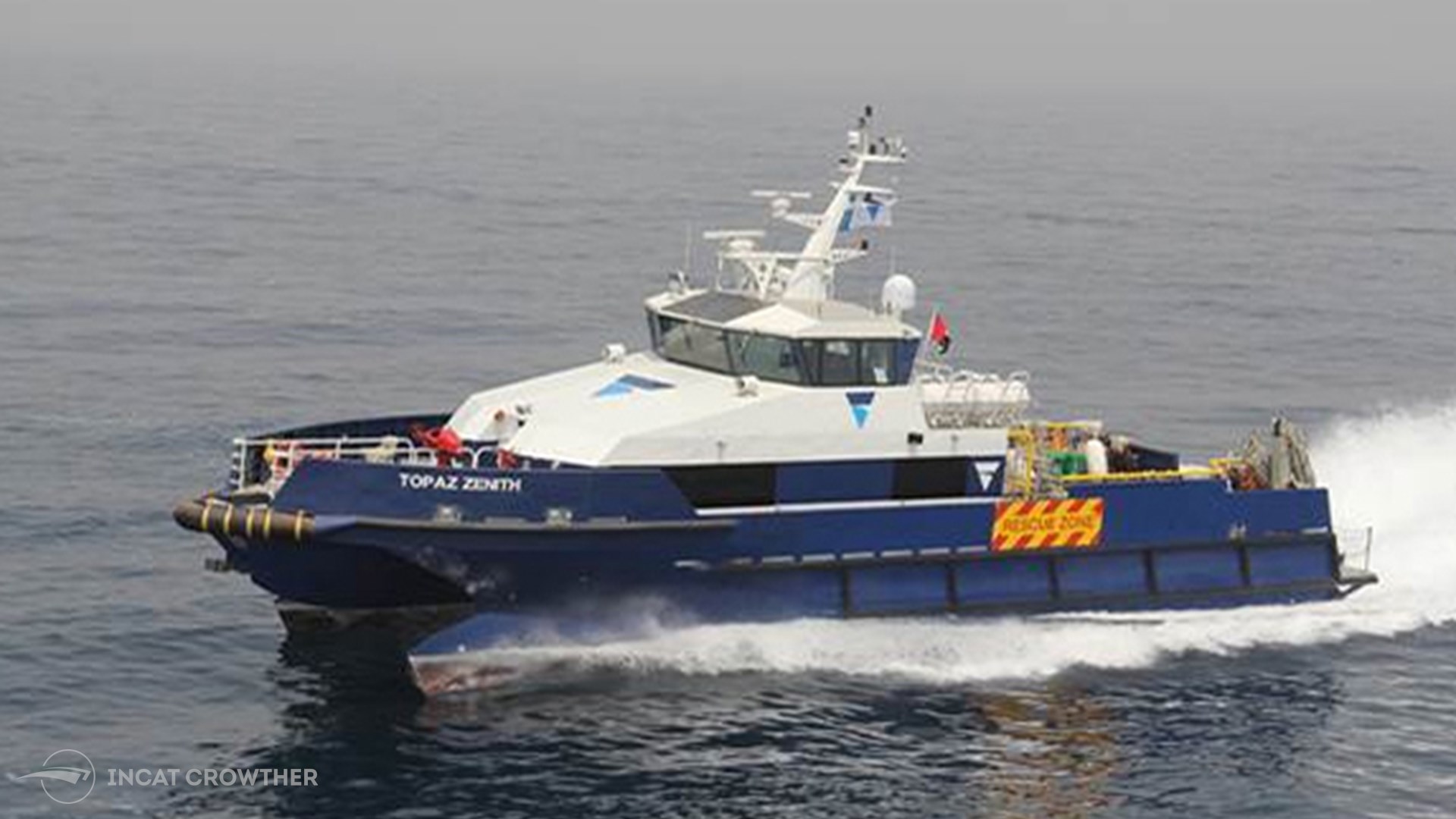 28m Wave Piercing Catamaran Crewboat | Incat Crowther