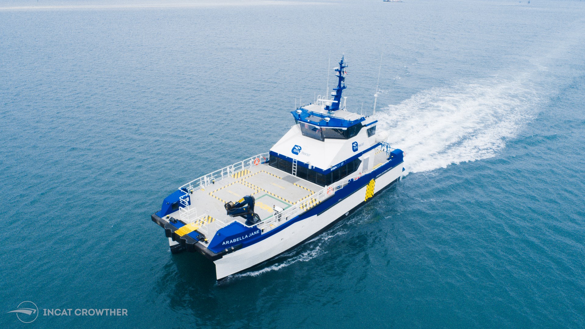 27m Catamaran Wind Farm Service Vessel | Incat Crowther