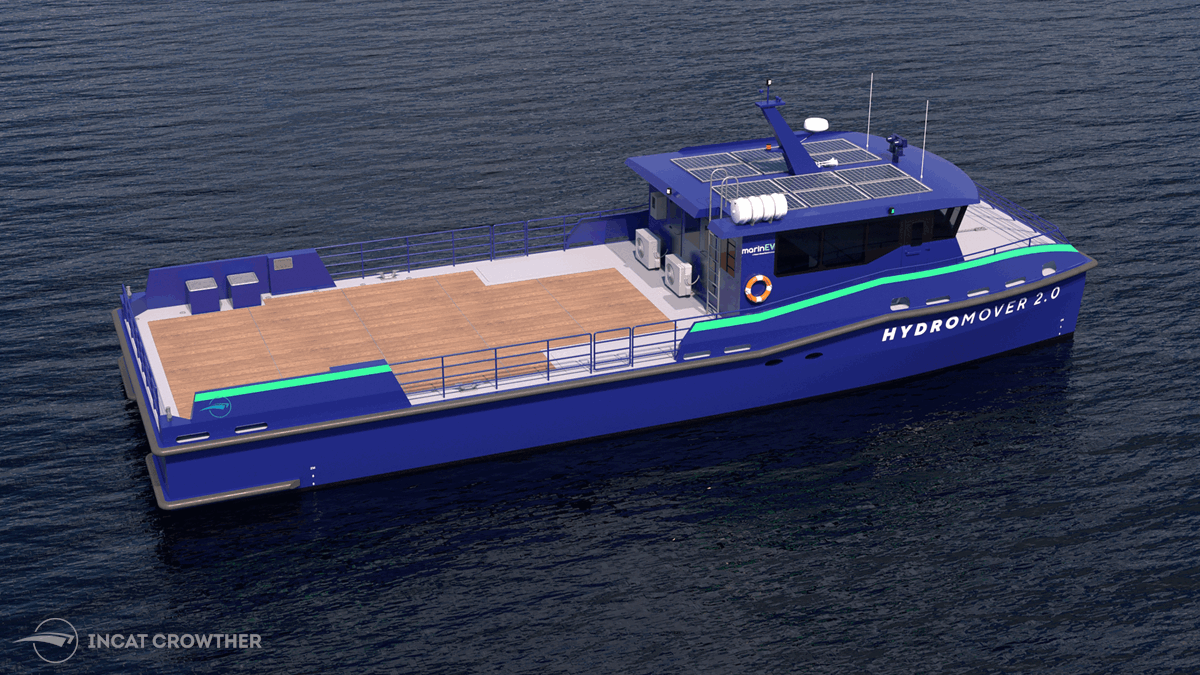 22m Catamaran Cargo Harbour Craft | Incat Crowther