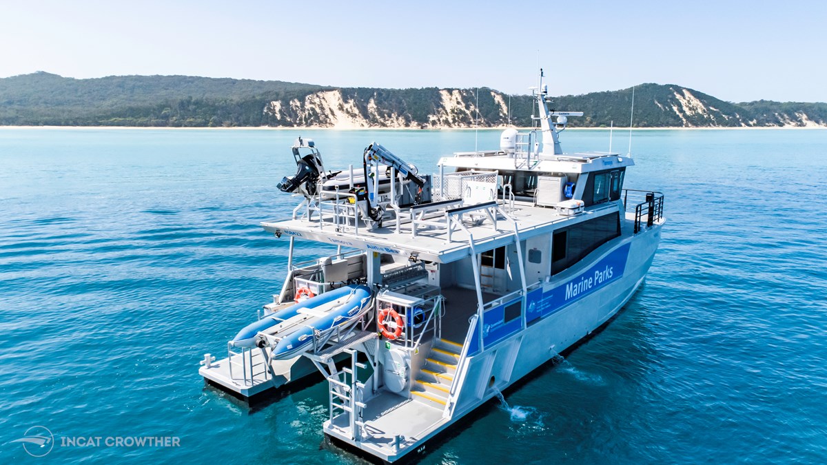 17m Catamaran Work Boat | Incat Crowther