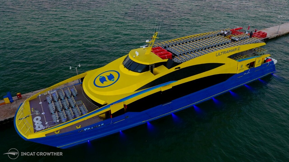 Ultramar take delivery of second high-end 48m catamaran ferry | Incat ...