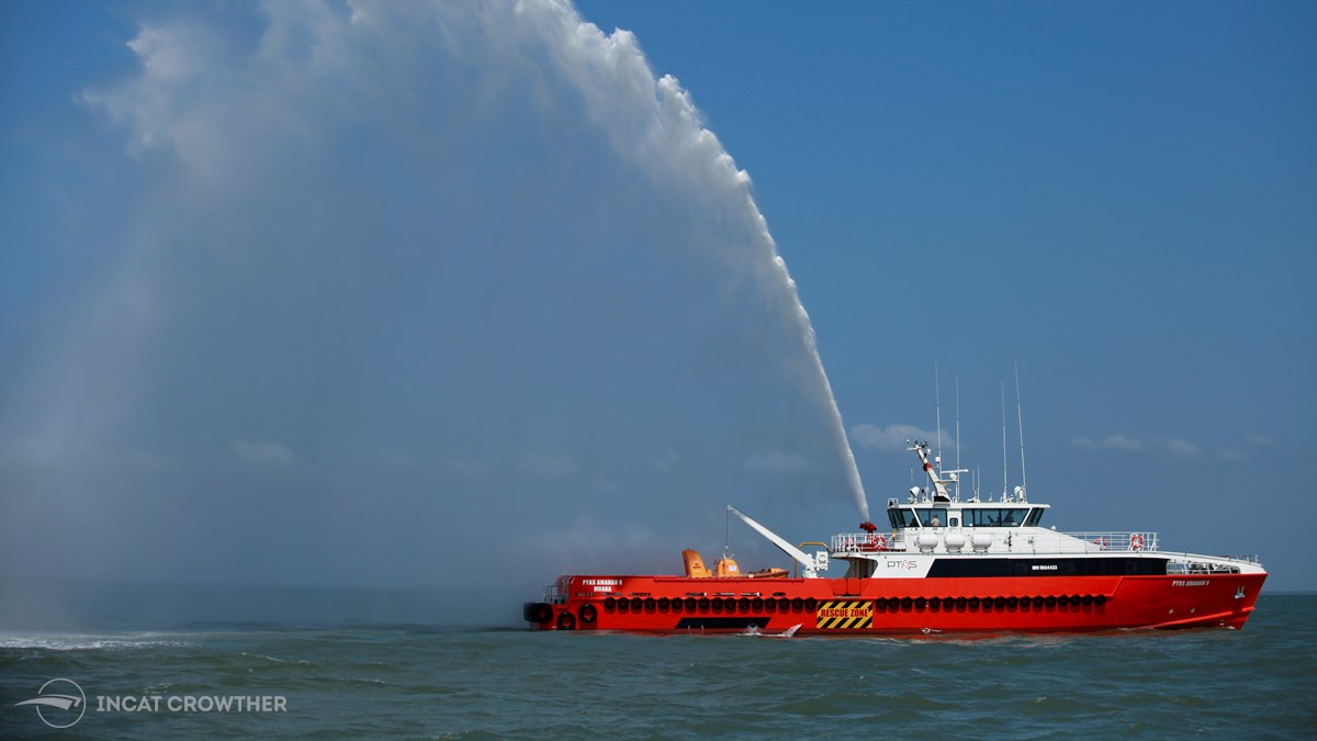 42m Monohull Infield Utility Vessel | Incat Crowther