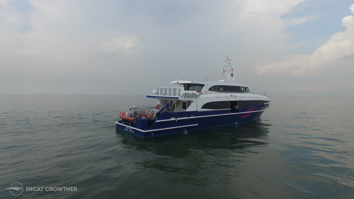 38m Monohull Passenger Ferry | Incat Crowther