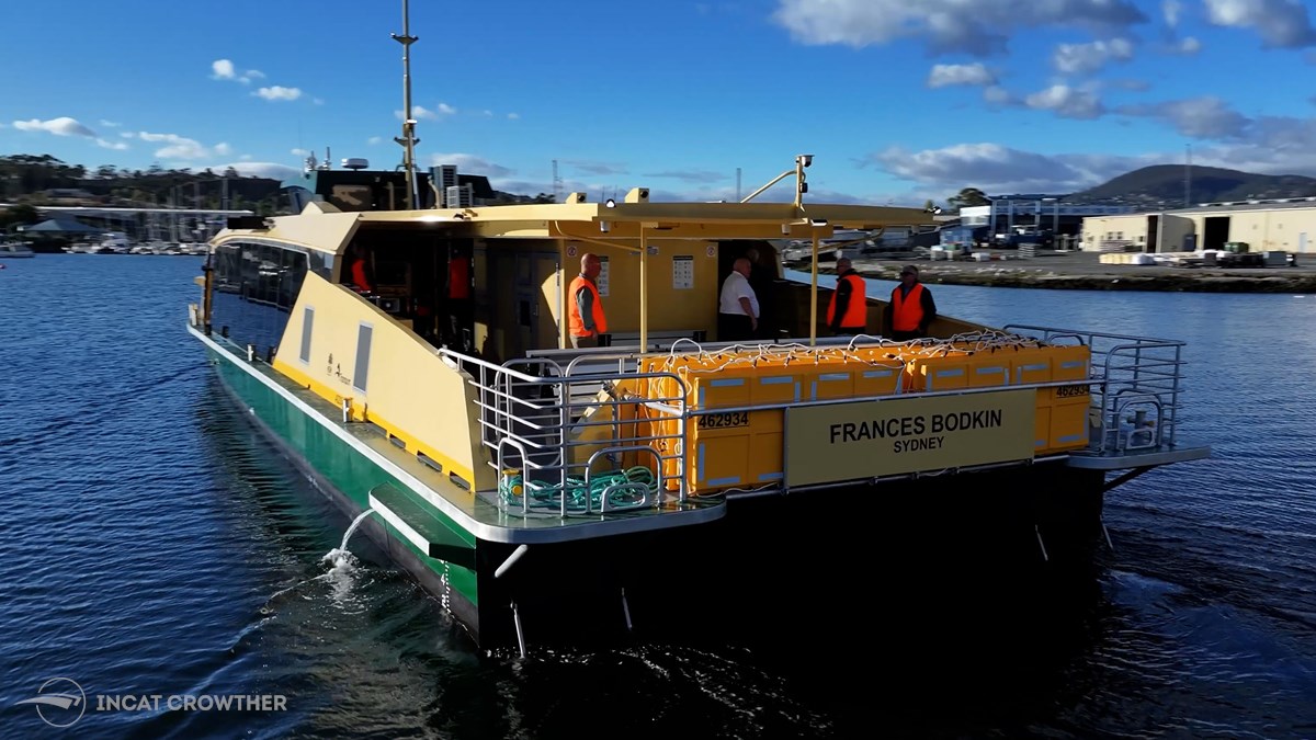 First Vessel in New Fleet of Next Generation Parramatta River Ferries ...