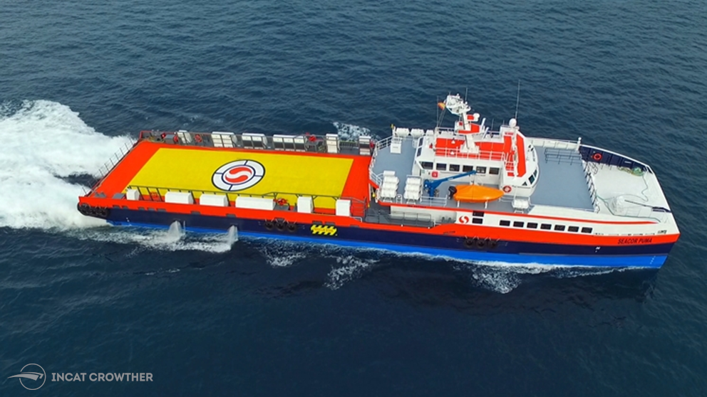 Next Generation SEACOR CrewZer Catamarans in Service | Incat Crowther