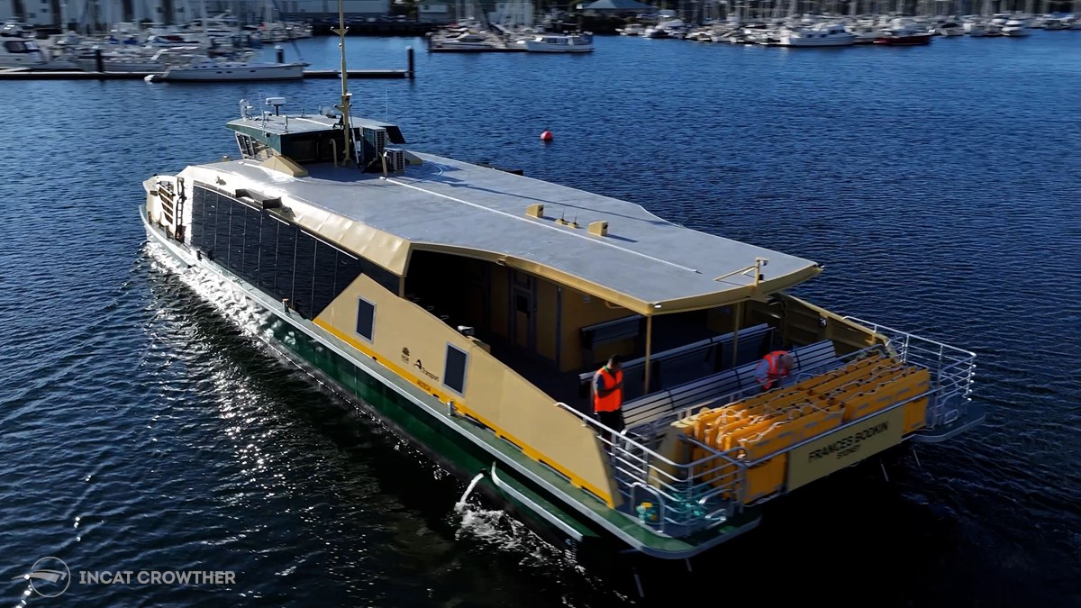 First Vessel in New Fleet of Next Generation Parramatta River Ferries ...