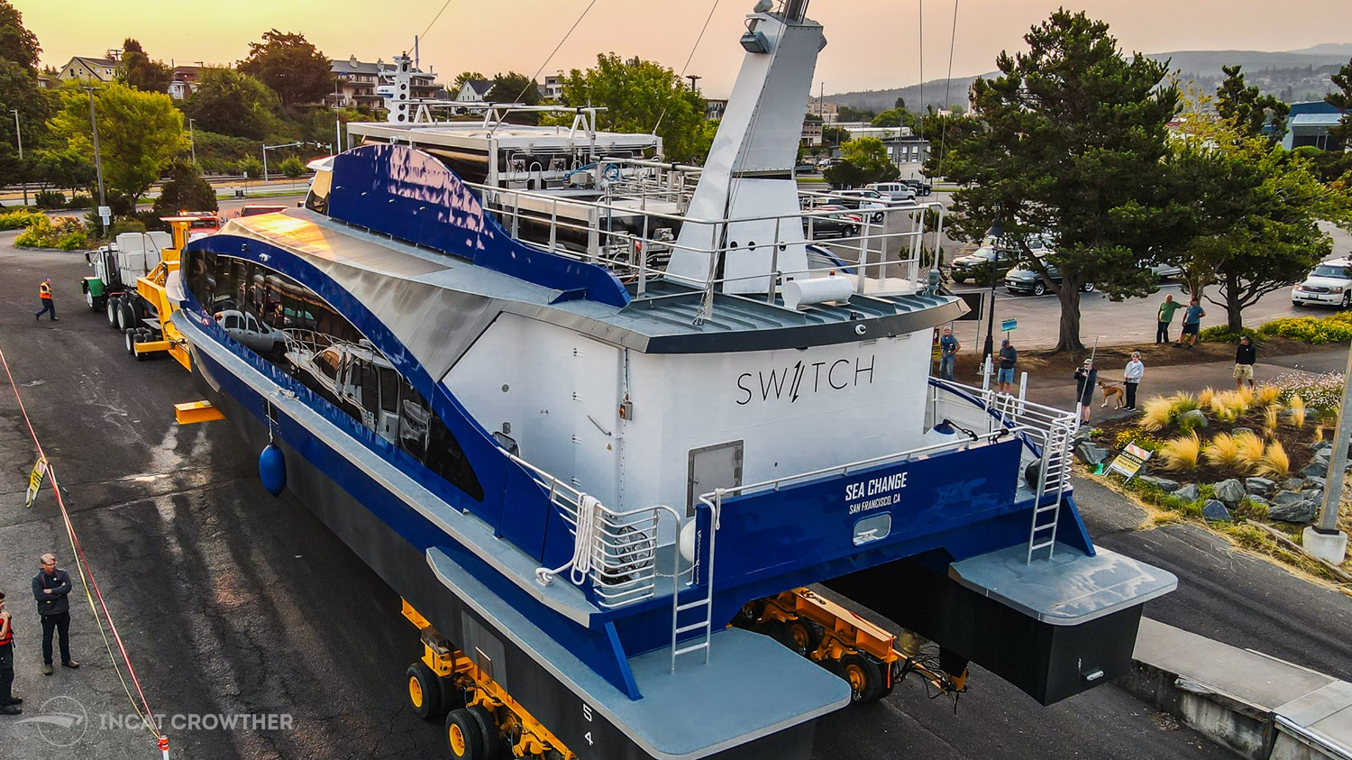 Zero-Emission Hydrogen Fuel Cell Ferry Hits The Water | Incat Crowther