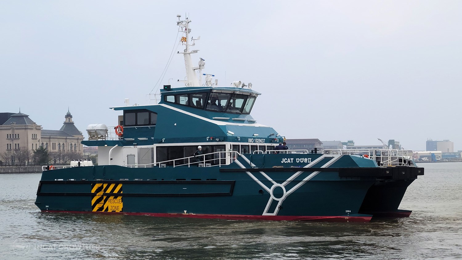 Incat Crowther Designed Custom Crew Transfer Vessels Set for Japanese ...
