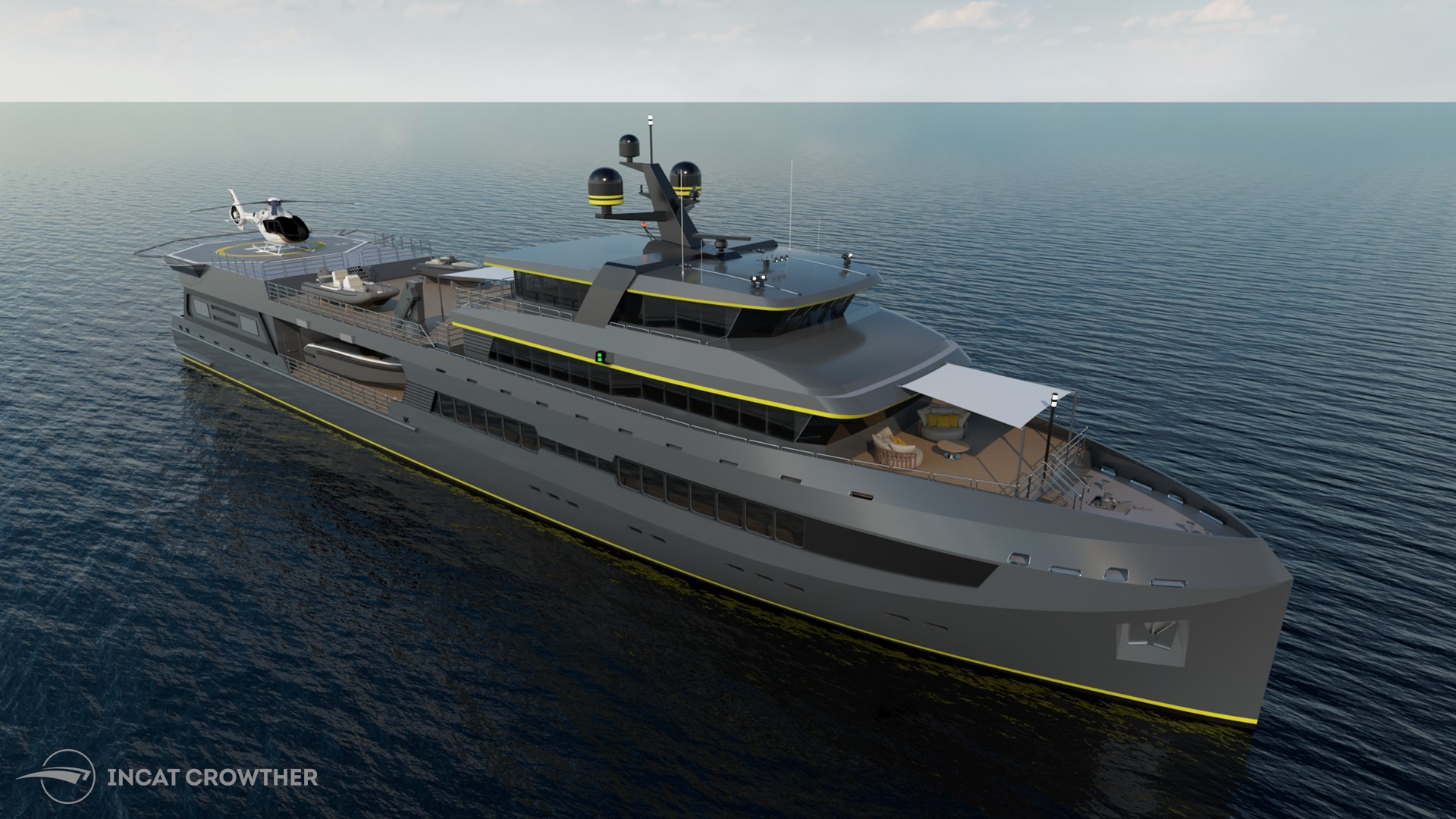 69m Monohull Shadow Vessel | Incat Crowther