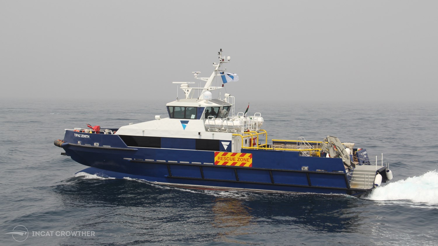 28m Wave Piercing Catamaran Crewboat | Incat Crowther