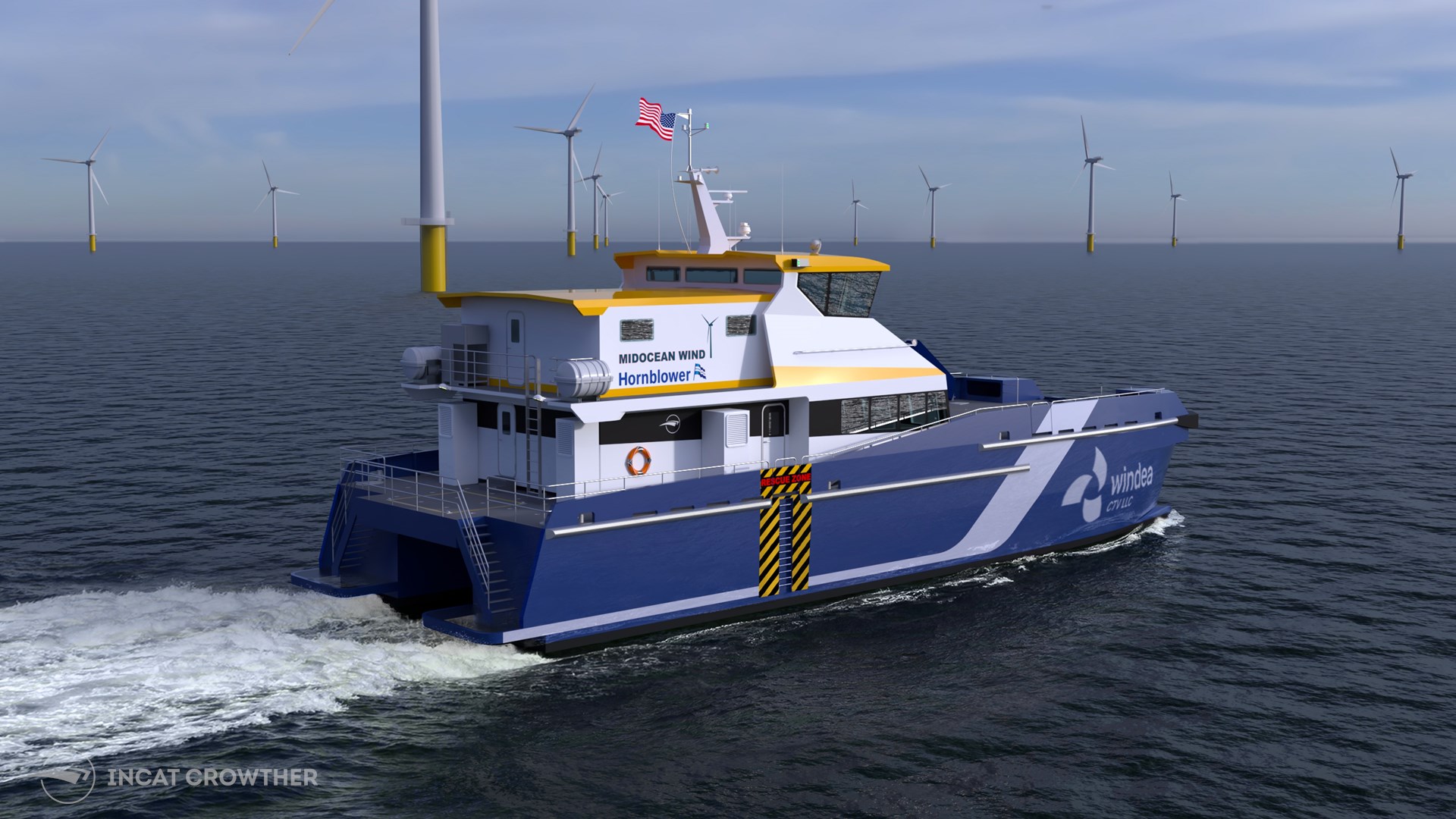 30m Catamaran CTV | Incat Crowther
