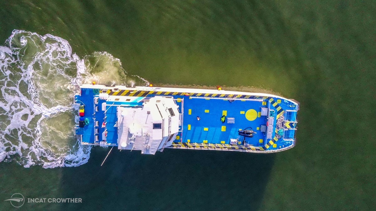 39m Catamaran Multi Purpose Crew Transfer Vessel | Incat Crowther