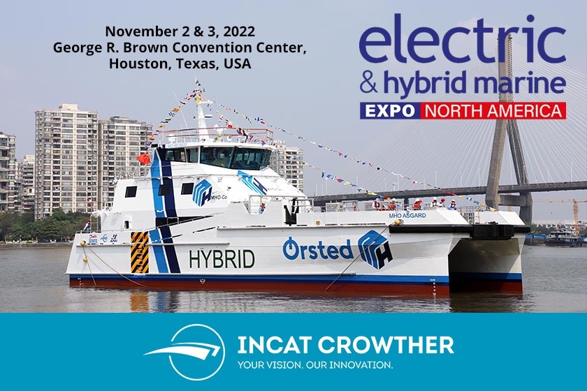 Incat Crowther at Electic & Hybrid Marine Expo | Incat Crowther
