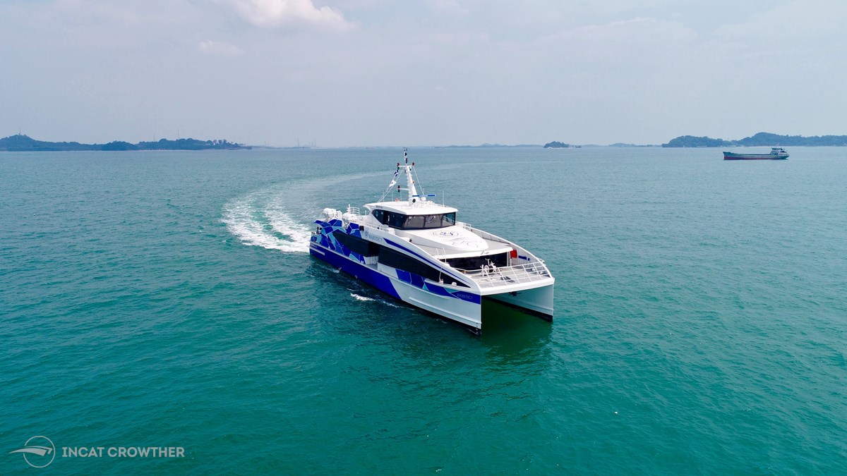 Majestic Ferries Takes Delivery of First HSC Catamaran Passenger Ferry ...