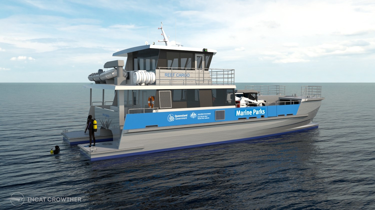 20m Catamaran Landing Craft | Incat Crowther