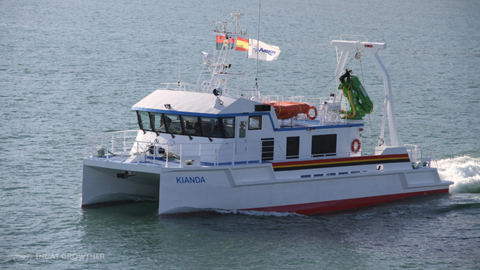 20m Catamaran Buoy Workboat | Incat Crowther