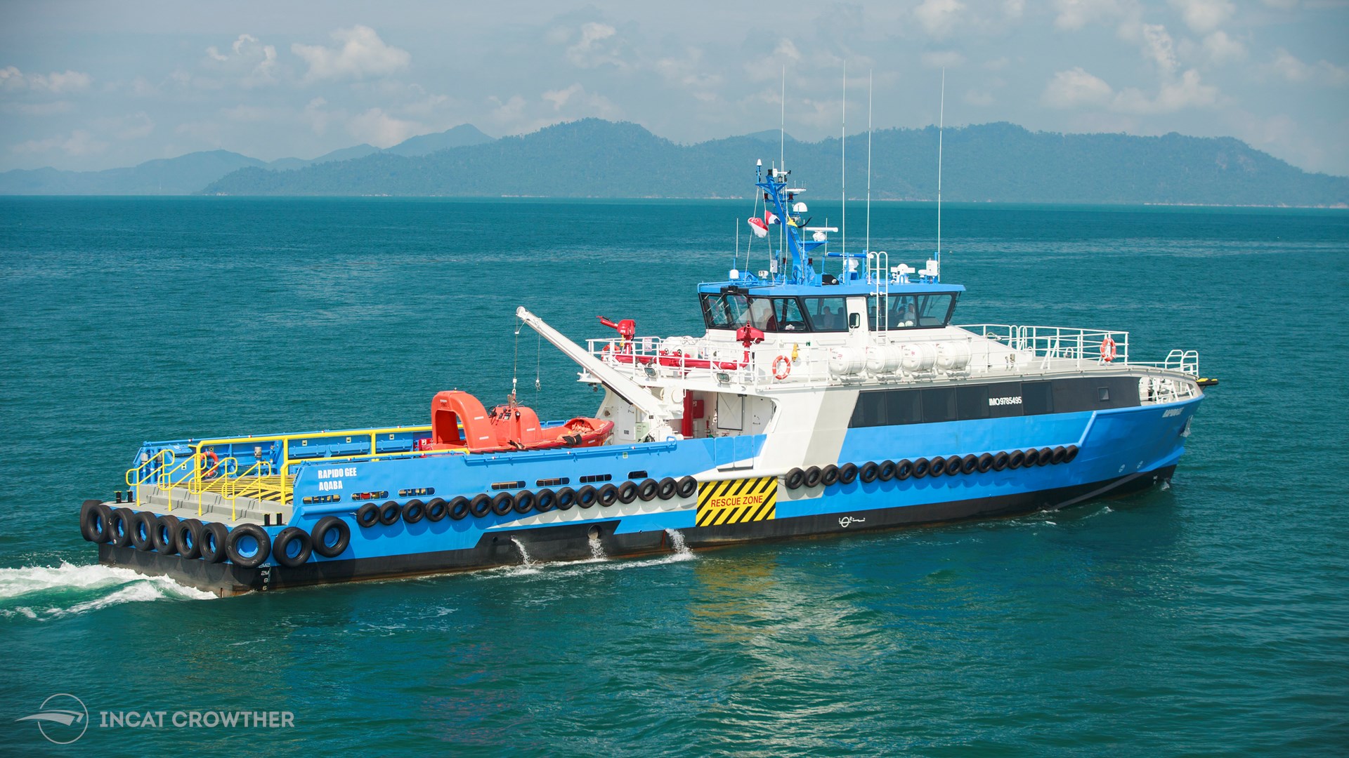 42m Monohull Utility Vessel | Incat Crowther