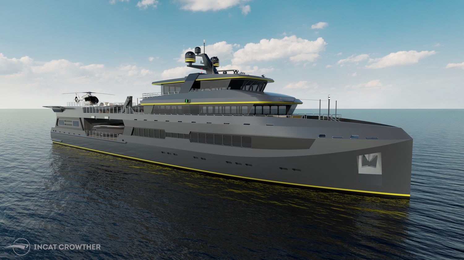 69m Monohull Shadow Vessel | Incat Crowther