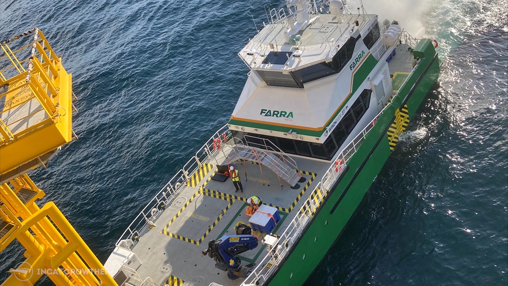 First Pair of WINDFLEX-27 Catamarans Hits the Water P3 | Incat Crowther