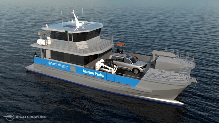 20m Catamaran Landing Craft | Incat Crowther
