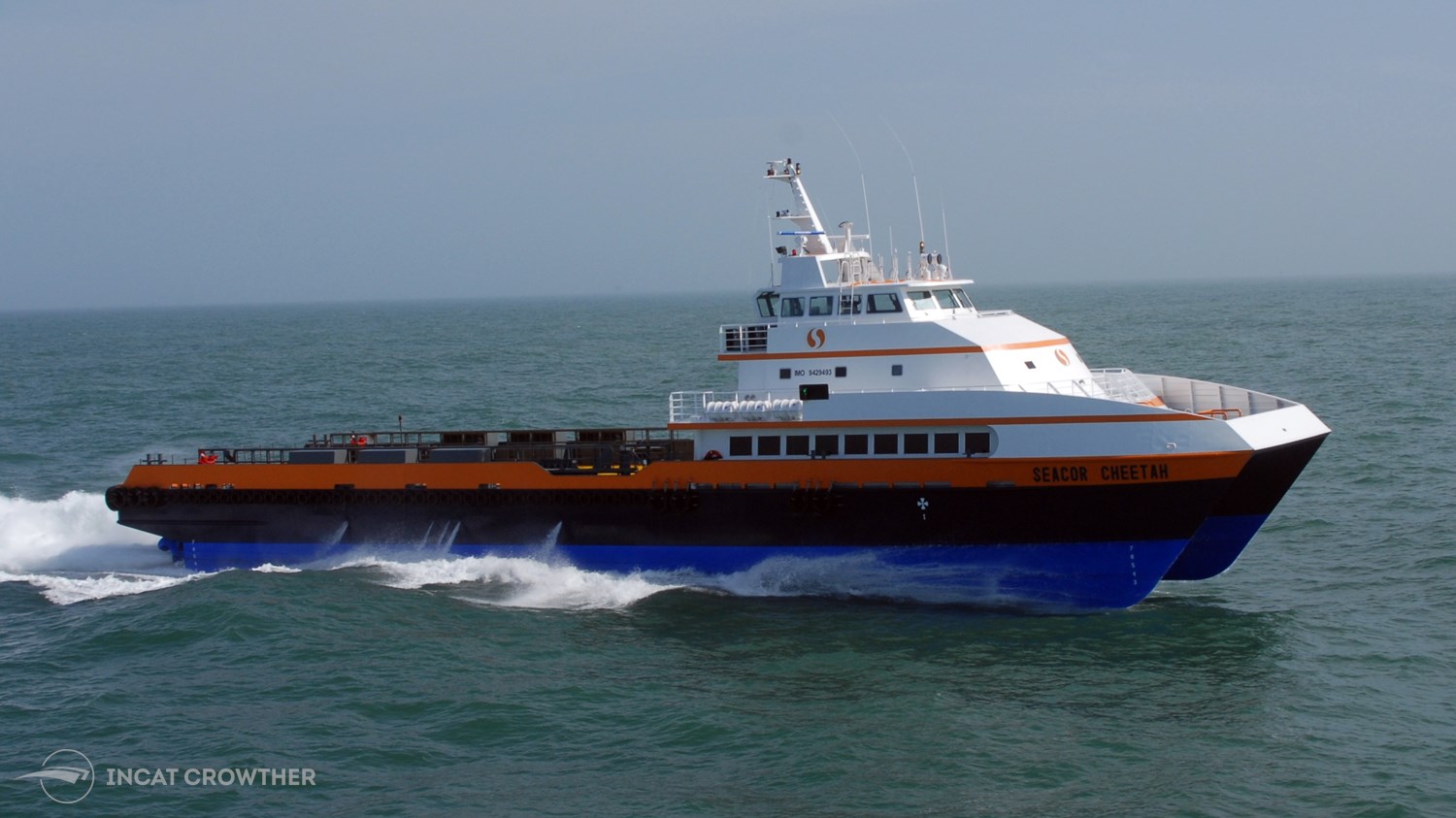 50m Catamaran Crewboat | Incat Crowther