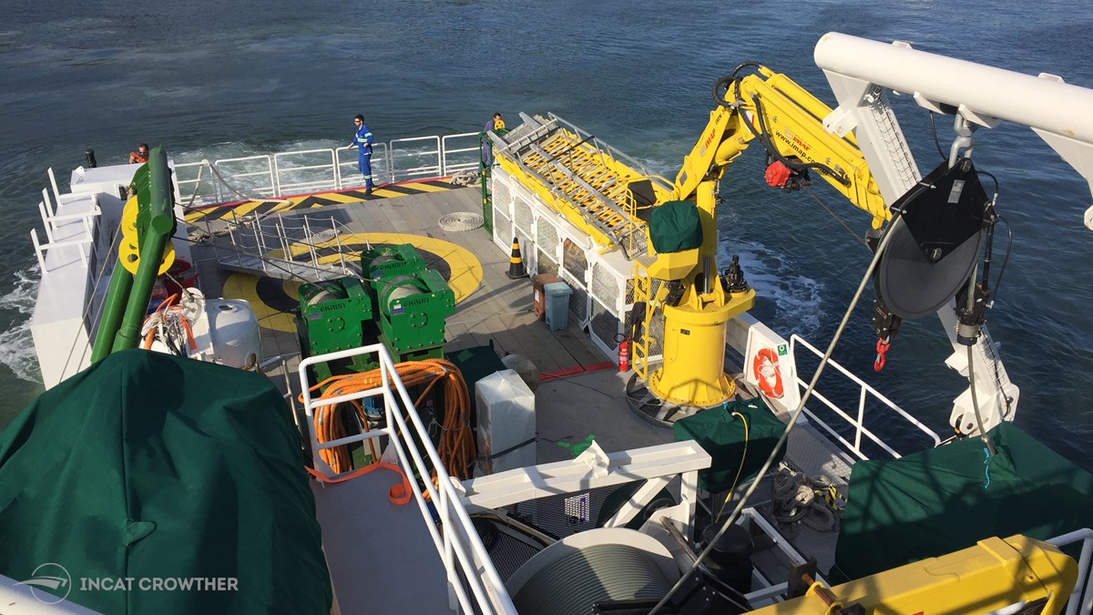 Delivery of 43m Dive Support Vessel | Incat Crowther