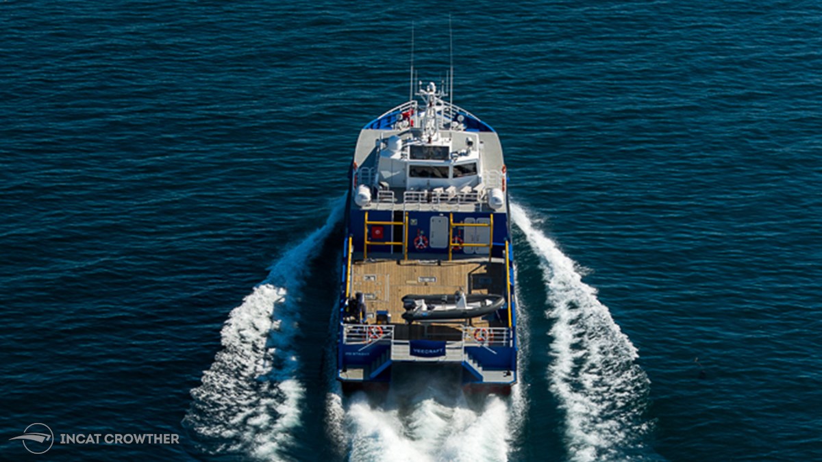 30m Wave Piercing Catamaran Utility Craft | Incat Crowther