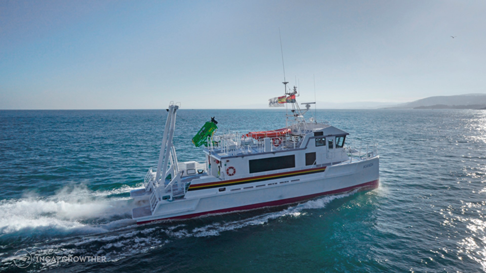 20m Catamaran Buoy Workboat | Incat Crowther